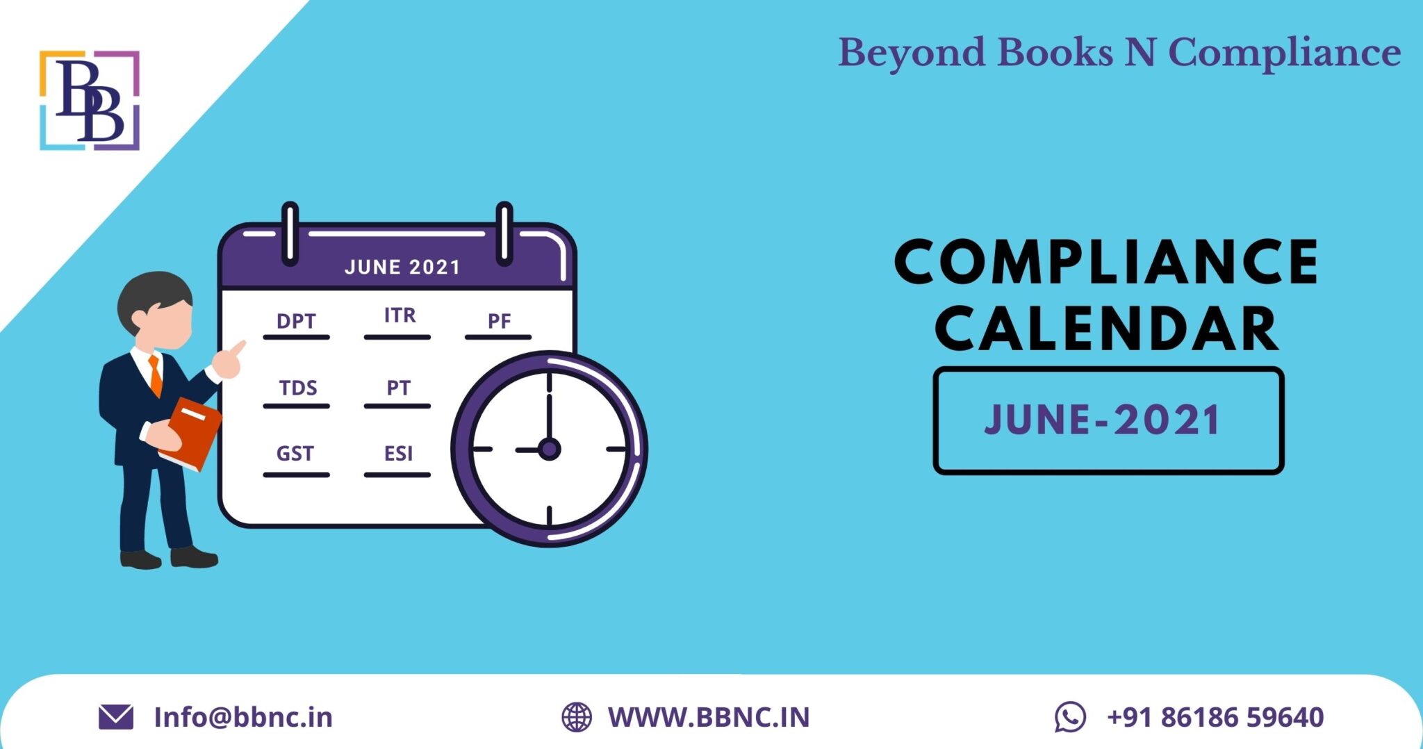 Compliance Calendar for The Month of June 2021 | BBNC